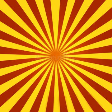 Red and Yellow Sunburst stock illustration. Illustration of light - 9695403