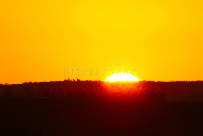 Red and yellow sunset stock photo. Image of reddish, orange - 83364572
