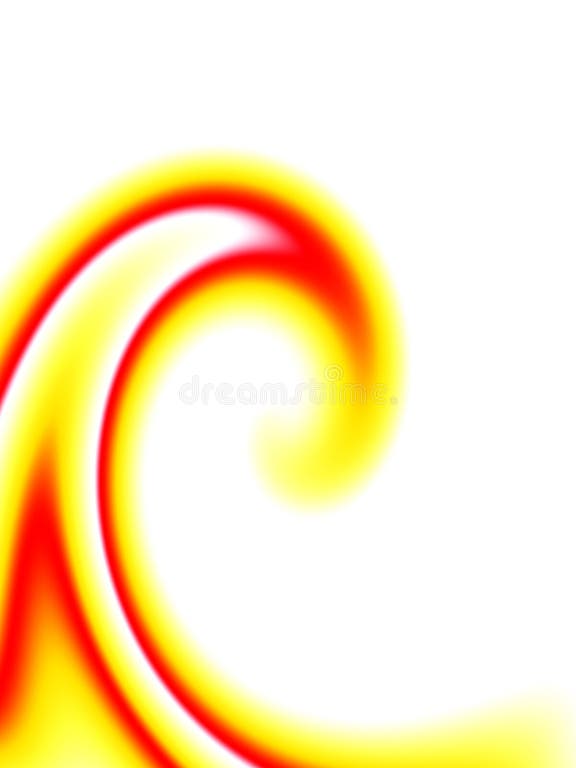 Red yellow swirl stock illustration. Illustration of label - 155664