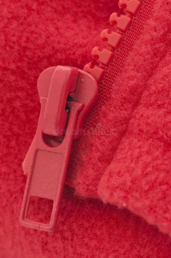 Red zipper stock photo. Image of orange, sweat, close - 22789684