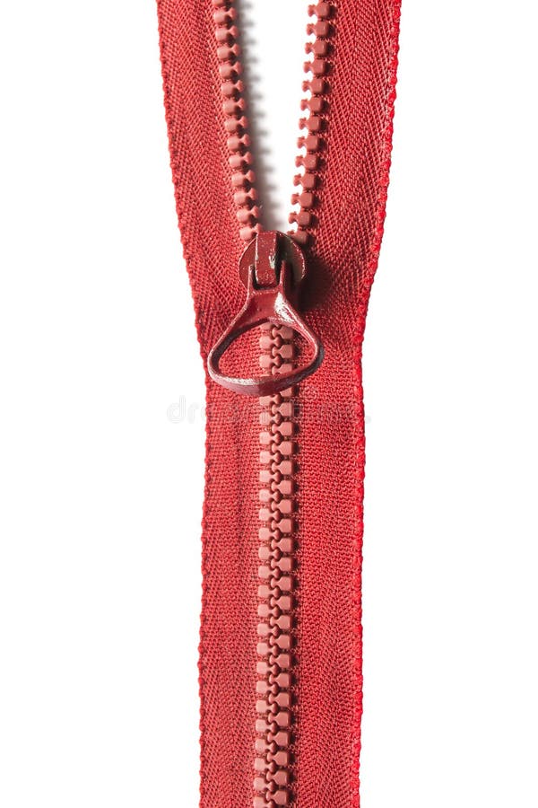 Red zipper stock photo. Image of texture, fasten, metal - 30740054