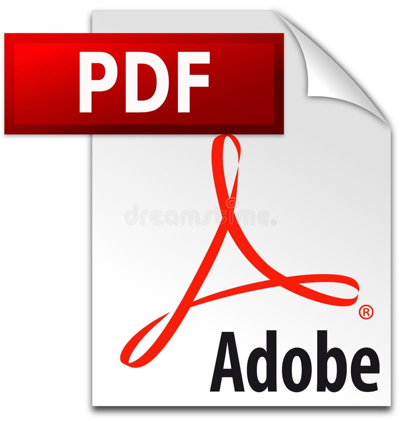 Redactie - Adobe PDF-pictogram Vectorembleem Redactionele Stock Foto ...