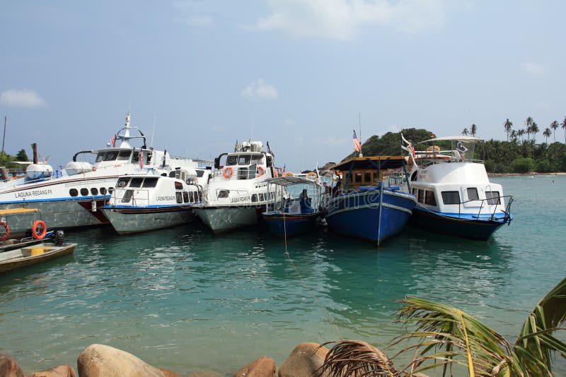 Redang island editorial stock image. Image of boats, kelantan - 24992129