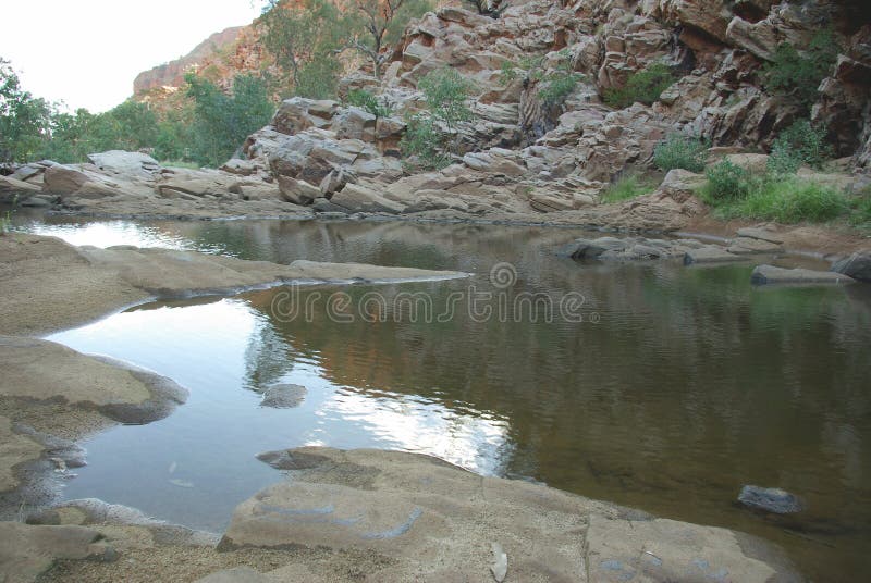 Redbank Gorge - Australia stock image. Image of australia - 10291769