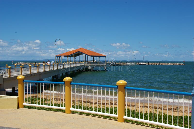Redcliffe Jetty stock image. Image of peninsula, redcliffe - 16829939