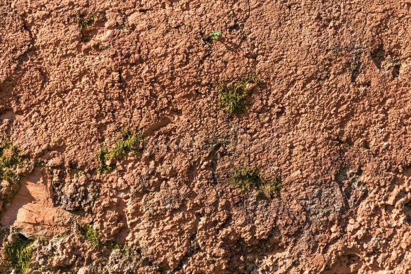 A Reddish Brown Stone Texture with a Slight Blur. Stone Wall Stock ...
