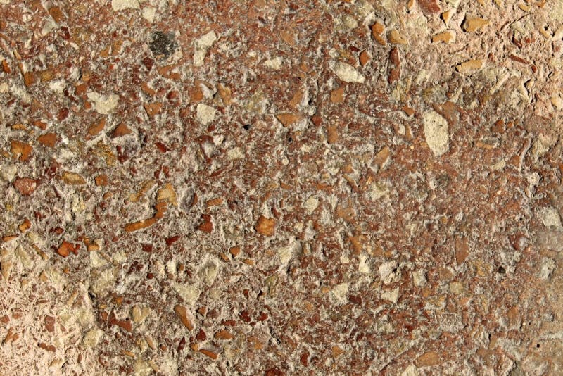 Reddish Conglomerate Rock Grains Texture on Rough Surface Stock Image ...