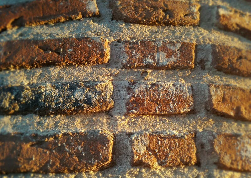 Very Old Solid Brick Wall. Perfect for Background and Construction ...