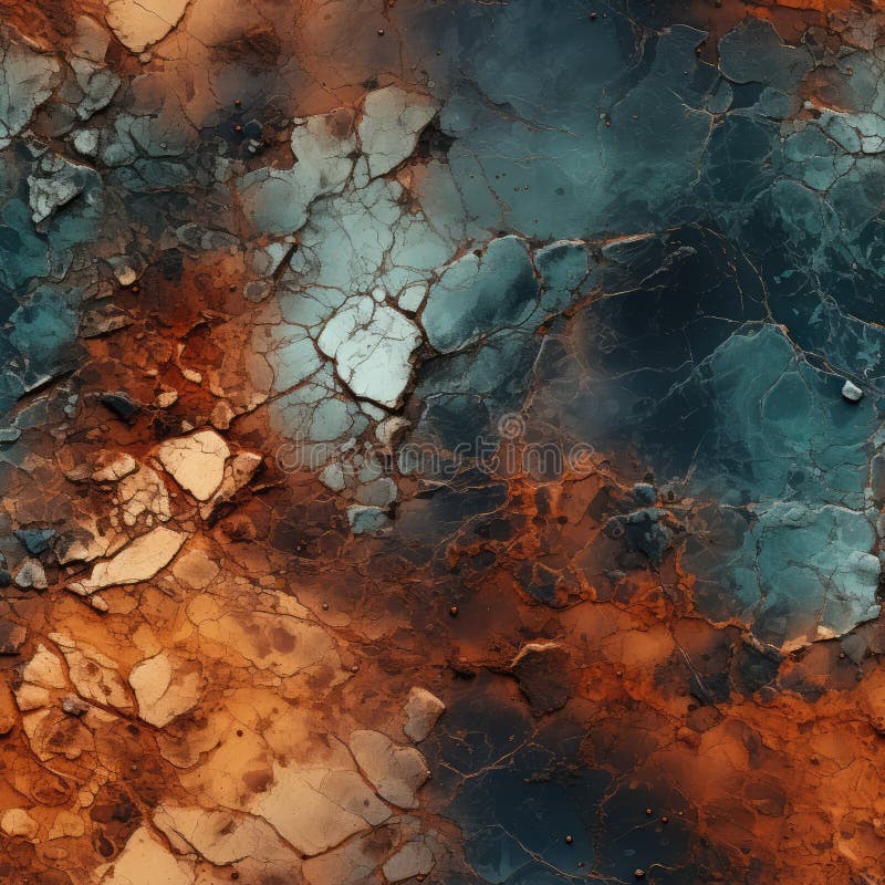 An Reddish Rocky Planet Surface Stock Illustration - Illustration of ...