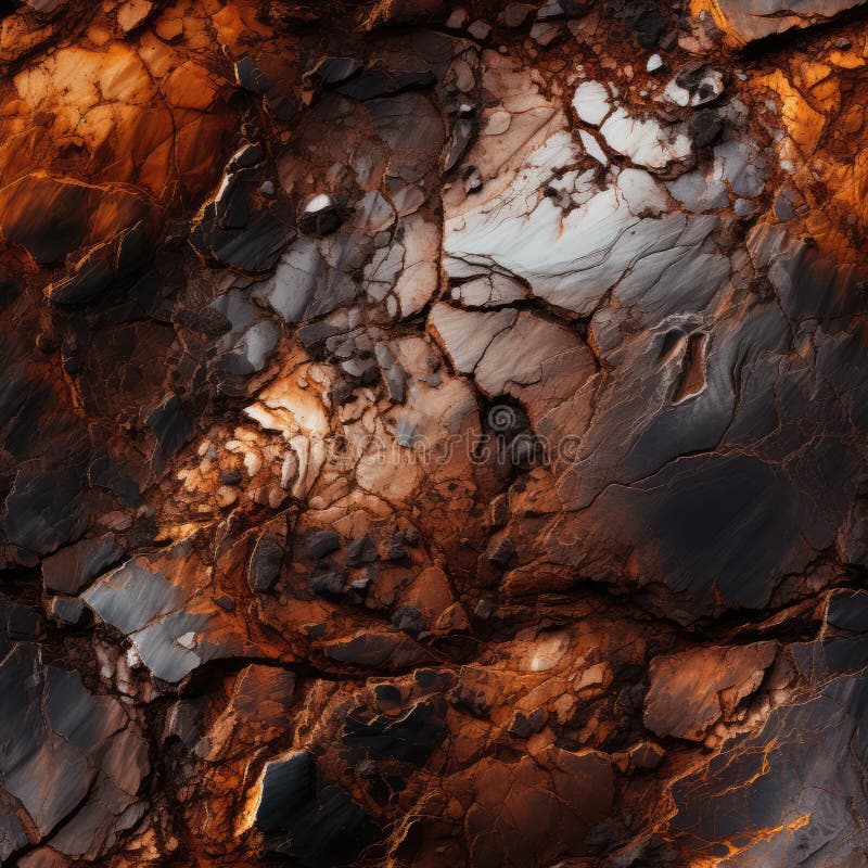 An Reddish Rocky Planet Surface Stock Illustration - Illustration of ...