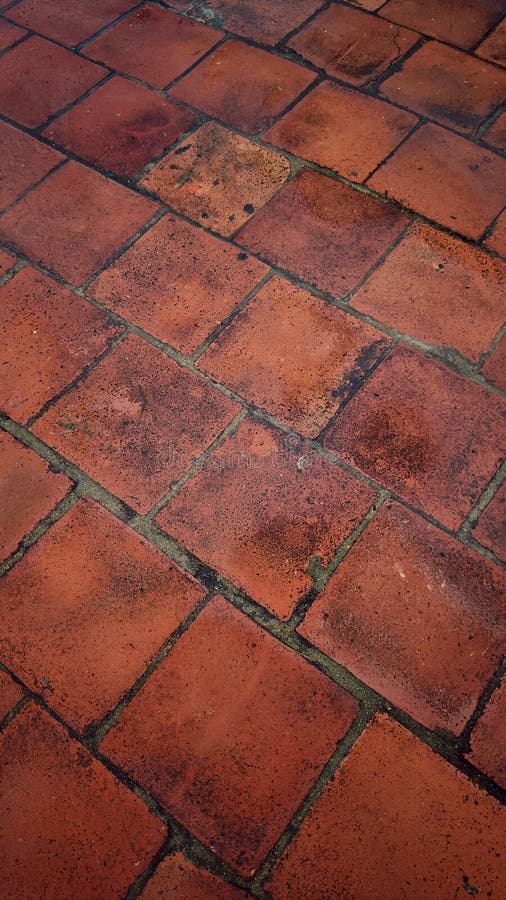 Rooftop Brick Arrangement Looking a Beautiful Texture. Stock Image ...