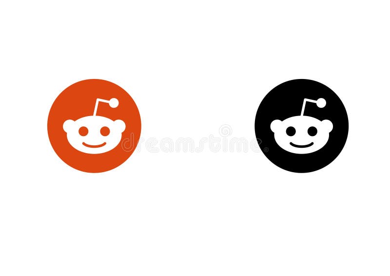 Reddit Logo and Flat Icon - Social Network Site Editorial Stock Image ...