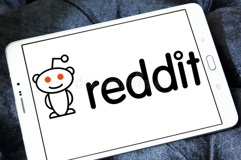 Reddit-Websitelogo redaktionelles bild. Bild von netz - 105548405