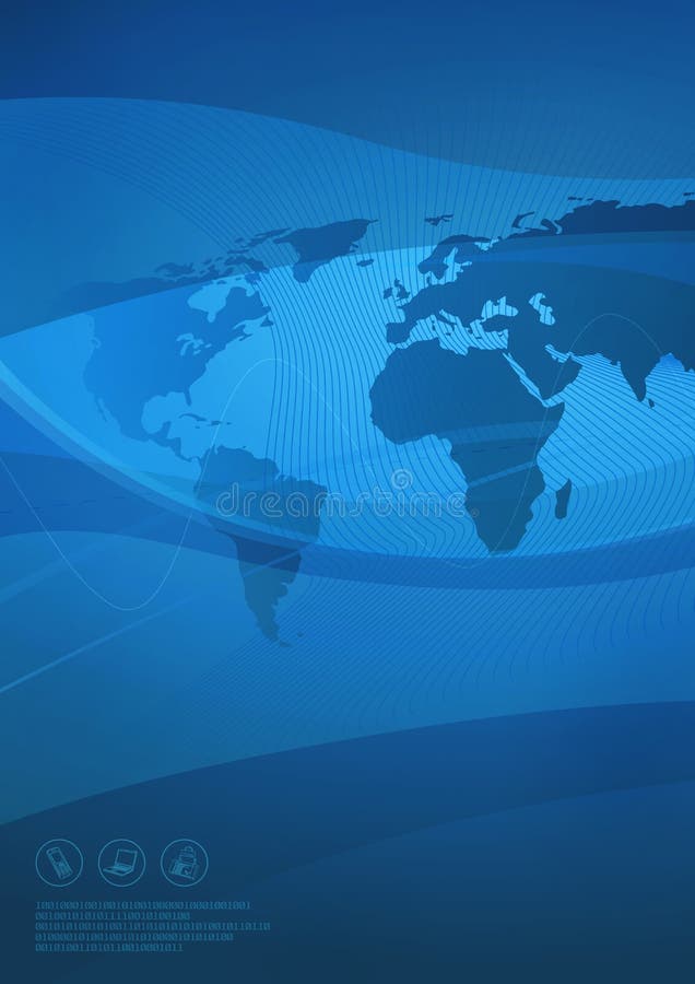 Rede-azul ilustração stock. Ilustração de terra, américa - 7529387
