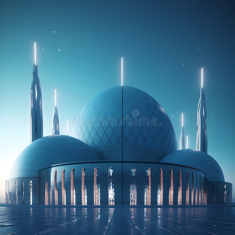 Redefining Architecture, a Captivating 3d Render of a Futuristic ...