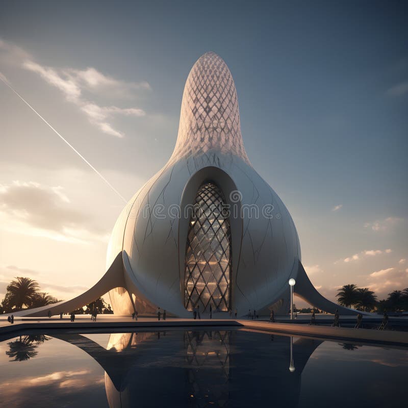 Redefining Architecture, a Captivating 3d Render of a Futuristic ...
