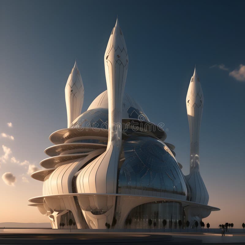Redefining Architecture, a Captivating 3d Render of a Futuristic ...