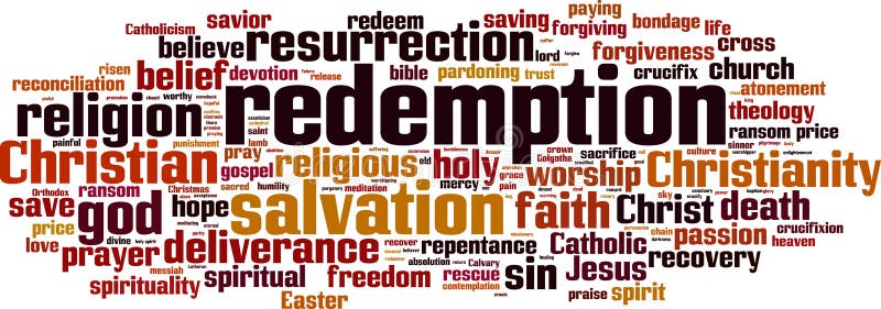 Redemption word cloud stock vector. Illustration of vector - 270915313