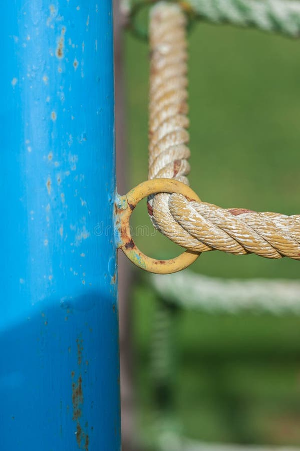 Redes De Escalada Da Corda, Foto de Stock - Imagem de redes, branco ...