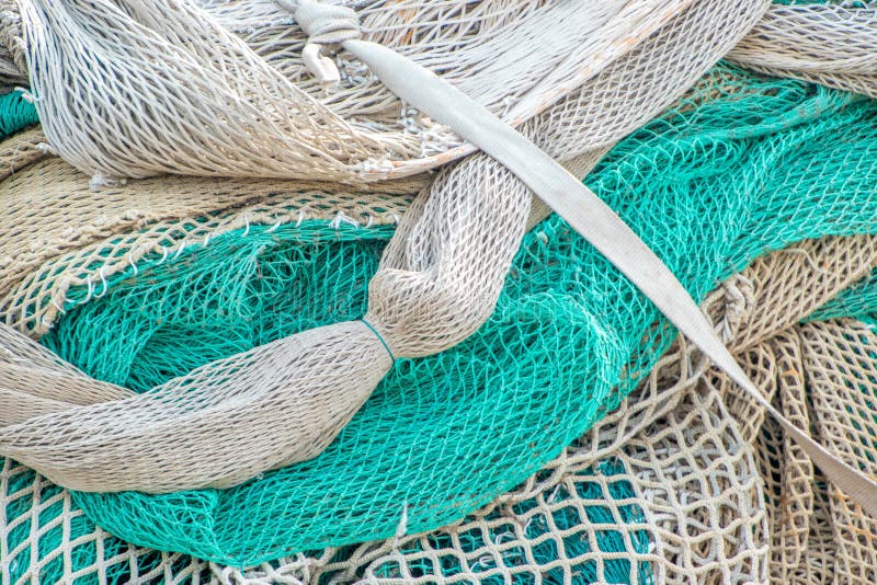 Redes de pesca foto de archivo. Imagen de industrial - 130515316