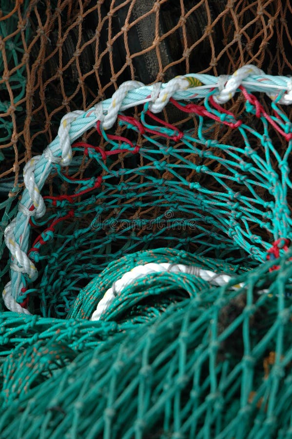 Redes de pesca imagen de archivo. Imagen de detalles, pesca - 5218497