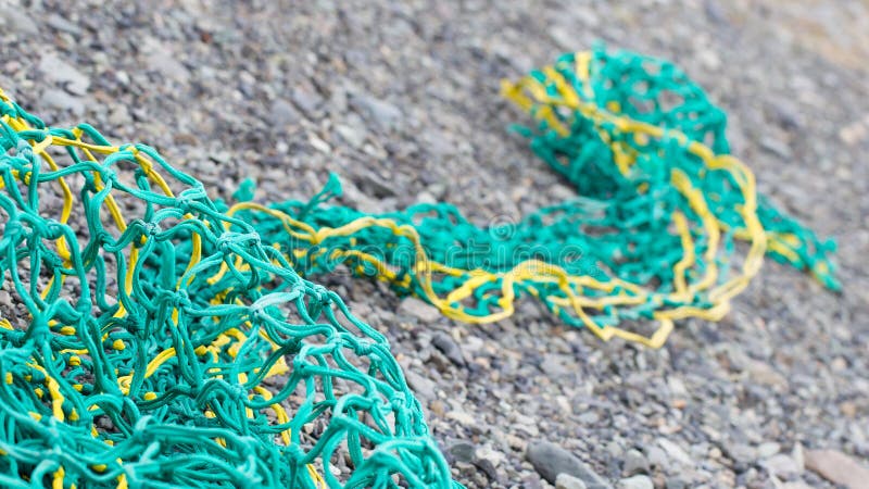 Redes De Pesca En Una Playa Imagen de archivo - Imagen de verde, costa ...