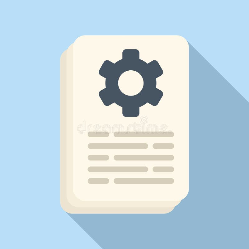 Redesign Paper Icon Flat Vector. Web Ui Stock Vector - Illustration of ...