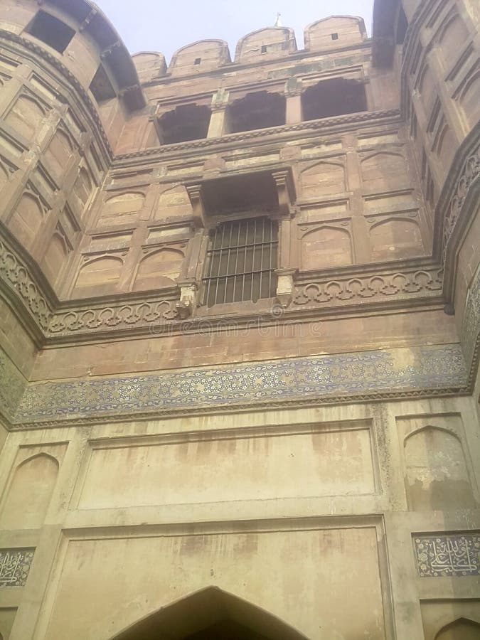 Redfort Agra stock photo. Image of world, gate, front - 95343494