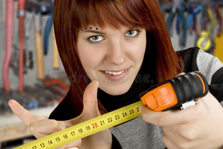 Woman Pointing Ruler Stock Photos - Free & Royalty-Free Stock Photos ...
