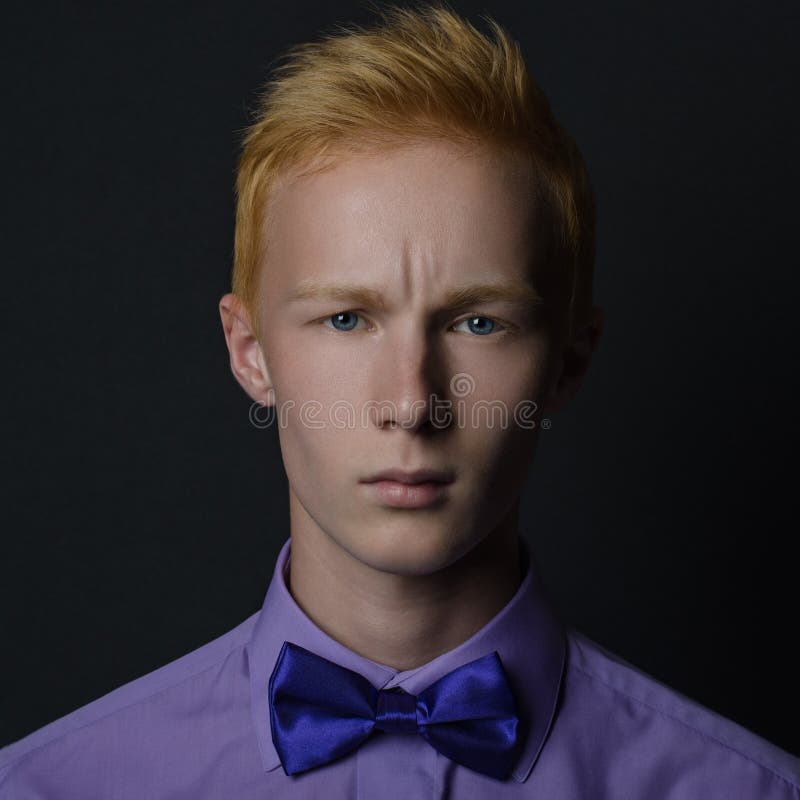 Redhead handsome guy stock photo. Image of portrait, looking - 62604964