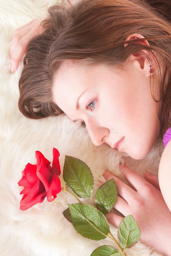 Redhead Laying Rose Stock Photos - Free & Royalty-Free Stock Photos ...