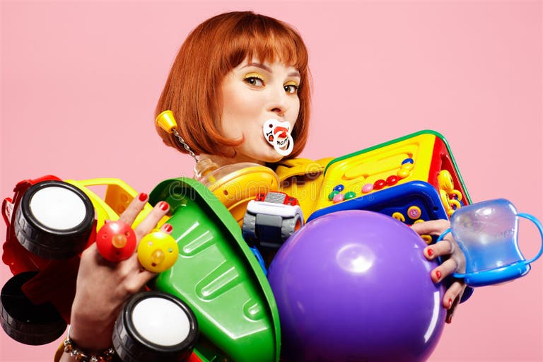 515 Adult Woman Pacifier Stock Photos - Free & Royalty-Free Stock ...