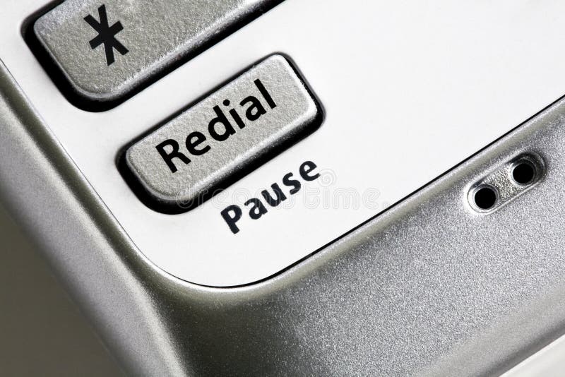 Redial stock image. Image of buttons, phone, redial, pause - 19905413