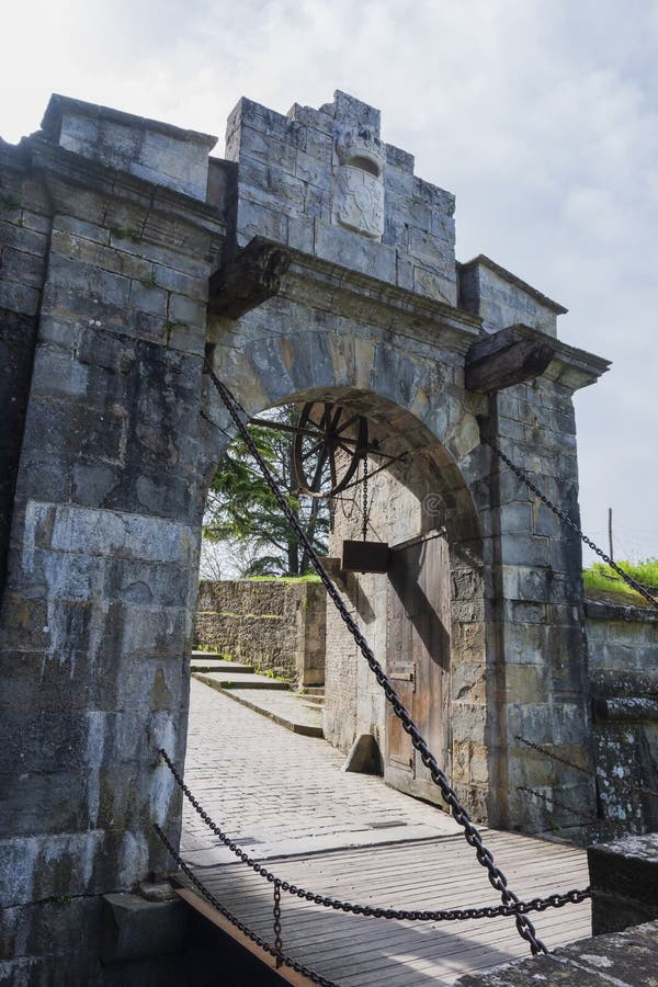 Redin`s Bulwark stock photo. Image of chapels, ancient - 186993140