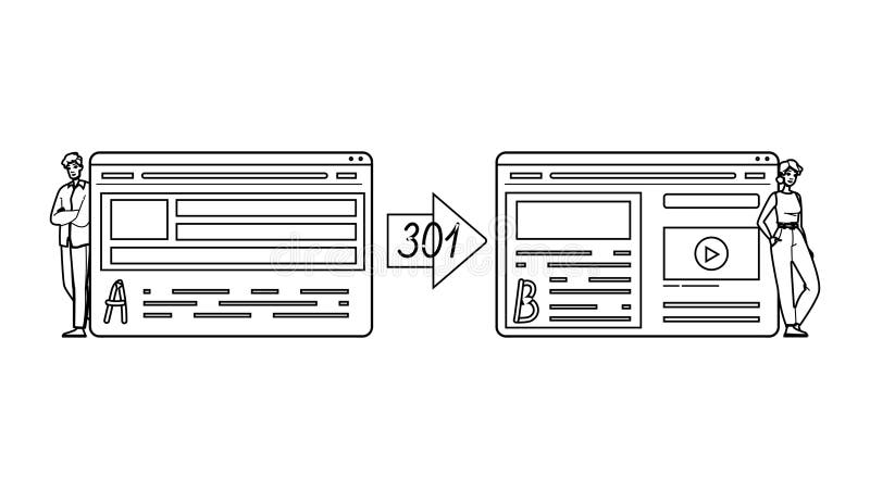 Redirect Character Stock Illustrations – 12 Redirect Character Stock ...