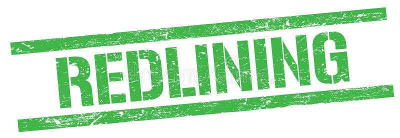 REDLINING Text on Green Grungy Rectangle Stamp Stock Illustration ...