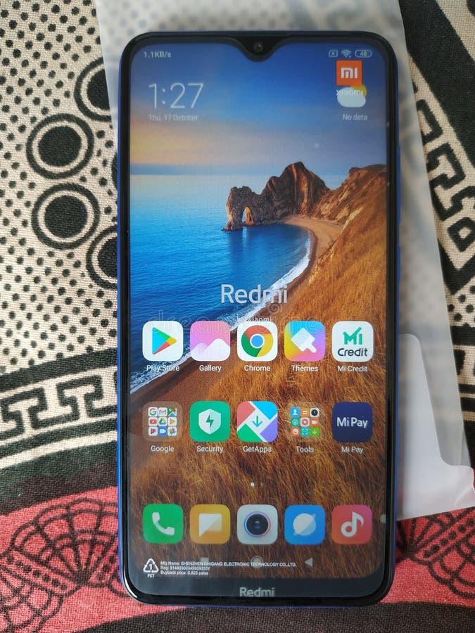 Redmi 8A front side editorial stock image. Image of side - 162043629