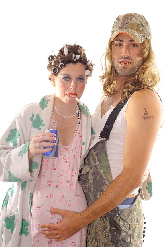 Redneck Hillbilly Couple stock photo. Image of together - 7157582