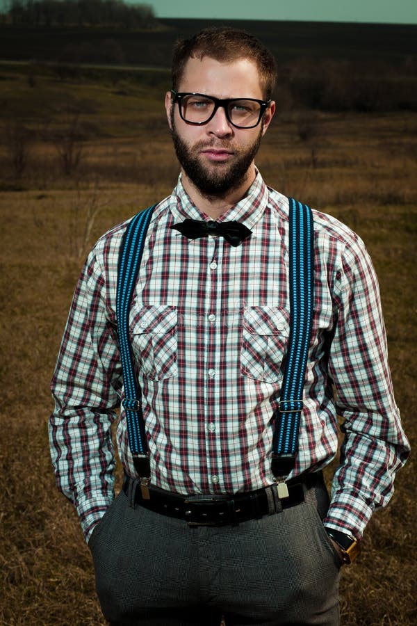 Redneck nerd man stock image. Image of face, portrait - 39924125