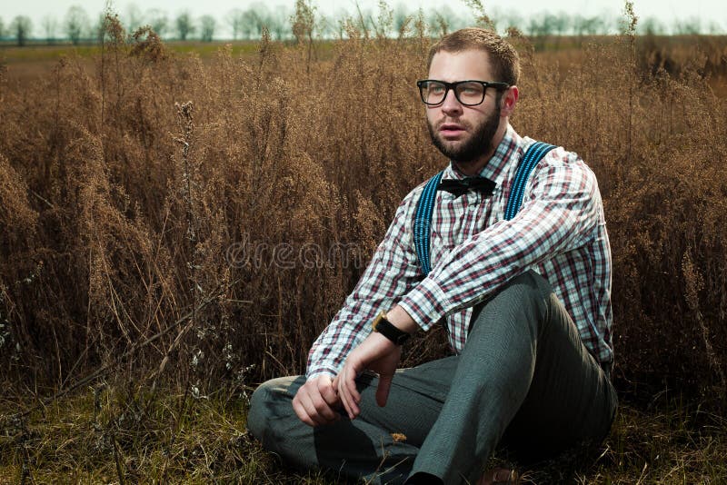 Redneck nerd man stock photo. Image of nerd, face, retro - 39924756