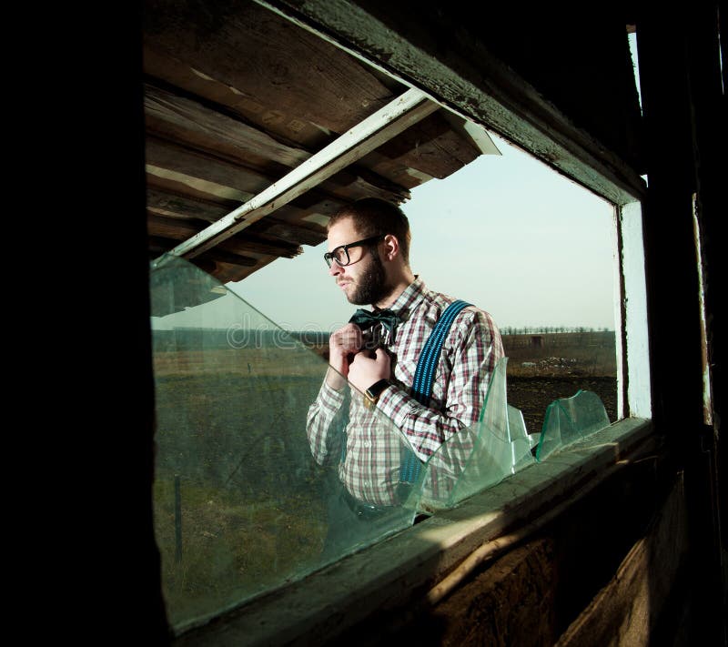 Redneck nerd man stock photo. Image of shirt, face, nerd - 39924796