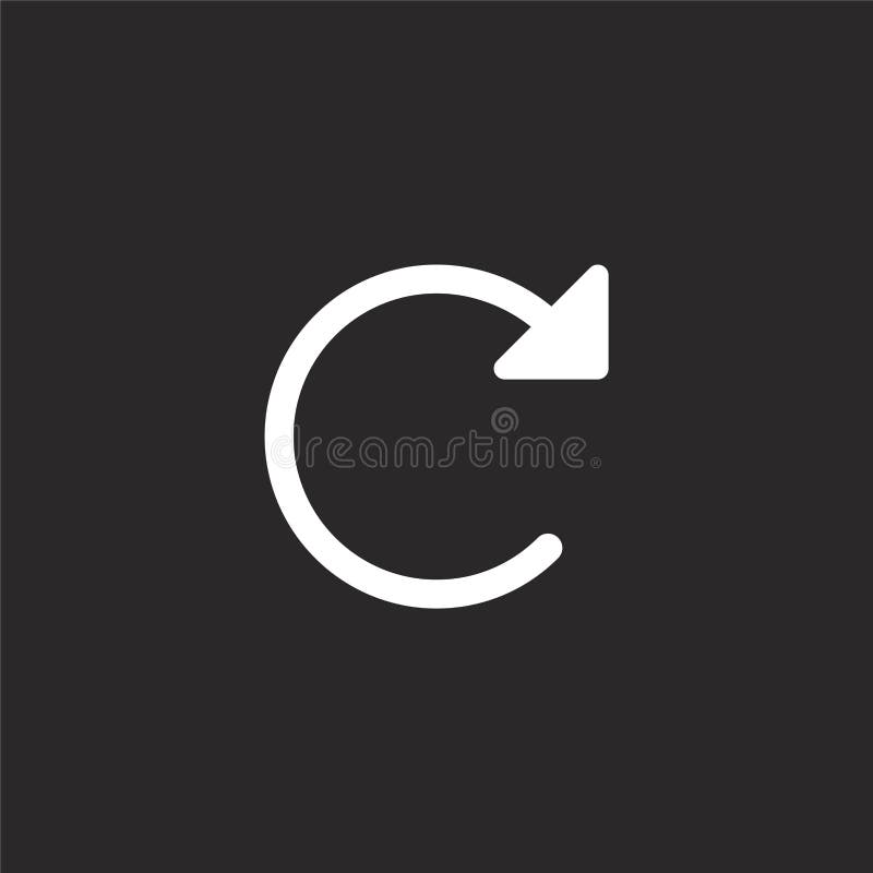 Redo Icon. Filled Redo Icon for Website Design and Mobile, App ...