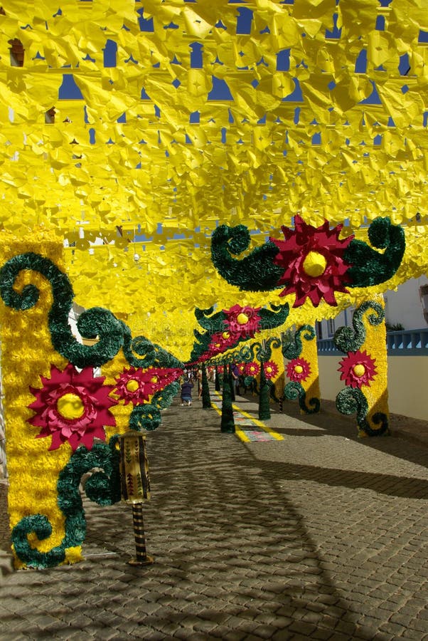 Redondo flower feast editorial stock image. Image of street - 28400034