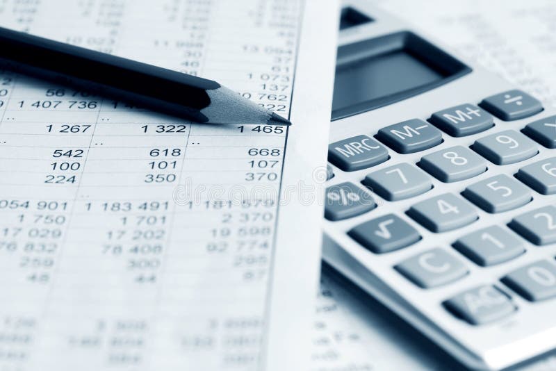 Finansiell Redovisning, Aktiemarknadsdiagram Och Grafer Fotografering ...