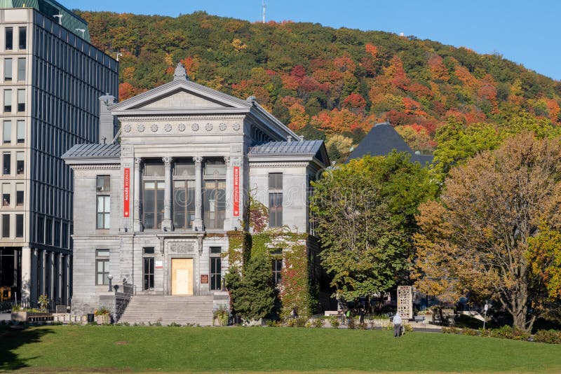 The Redpath Museum in Autumn, in Montreal Editorial Photography - Image ...