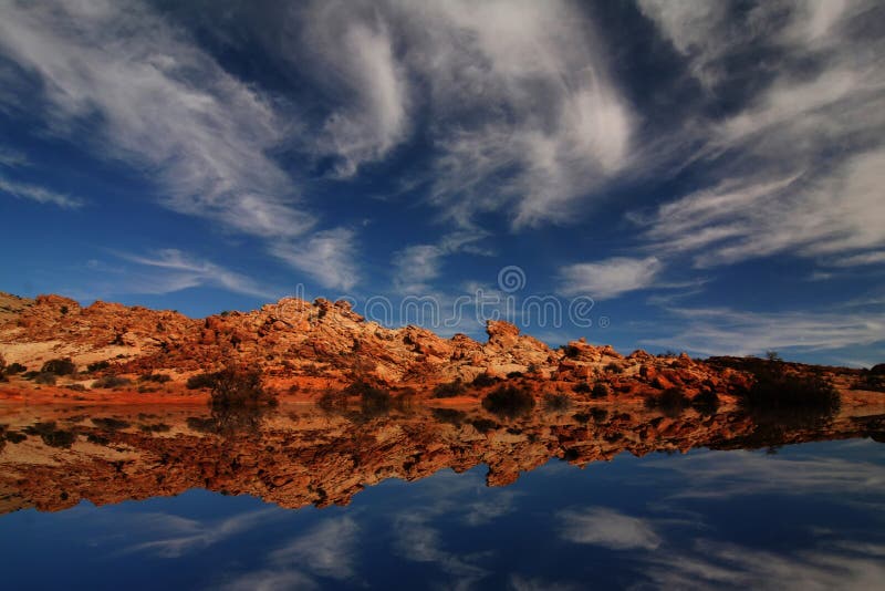 Redrock Reflections stock photo. Image of outd, background - 6226228