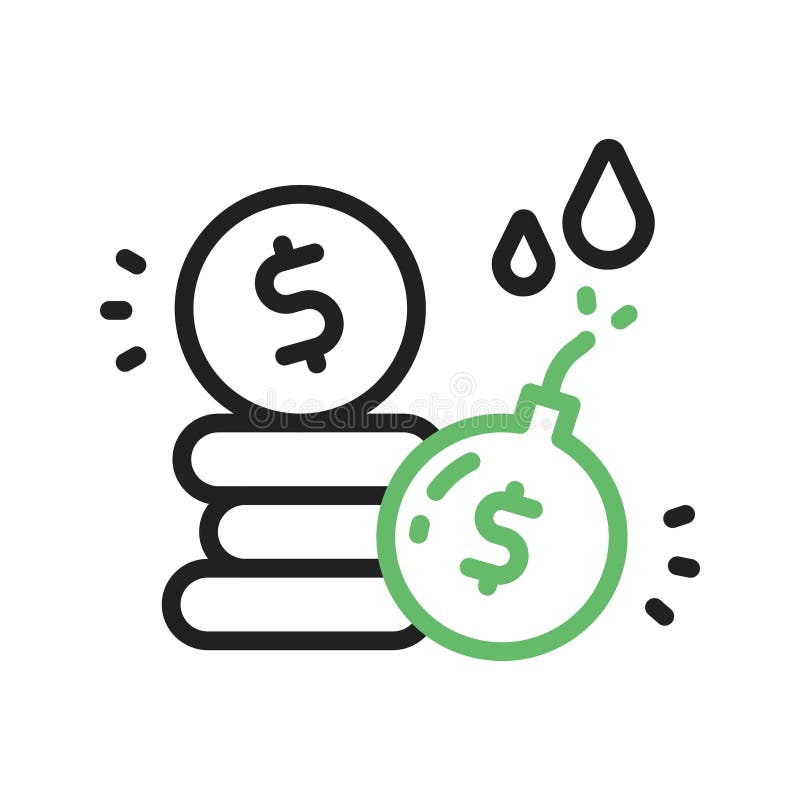 Reduce Business Risk Icon Vector Image. Stock Illustration ...