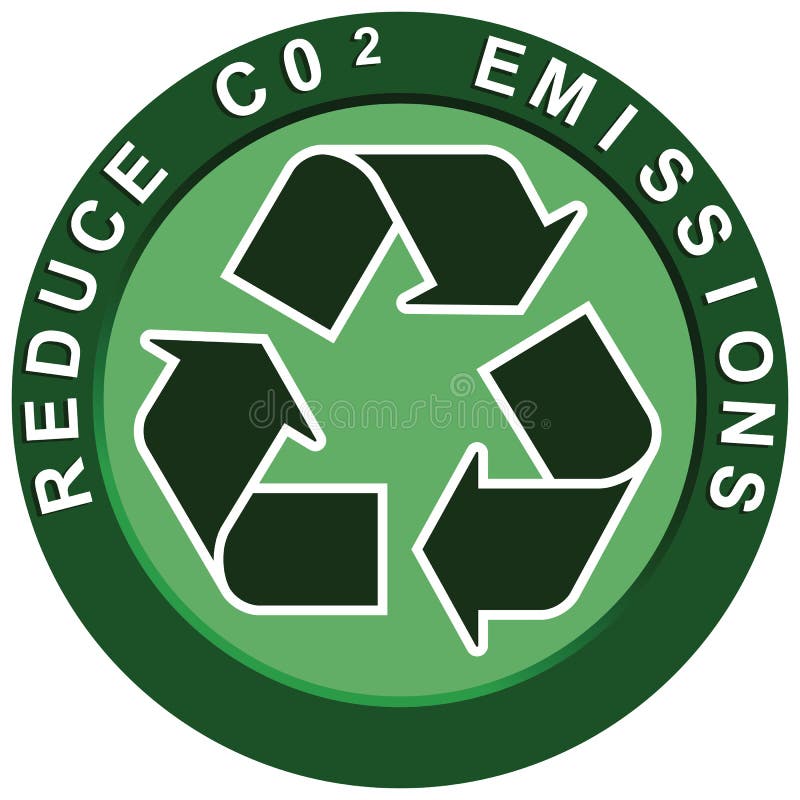 Reduce Carbon Logo stock vector. Illustration of global - 12979899