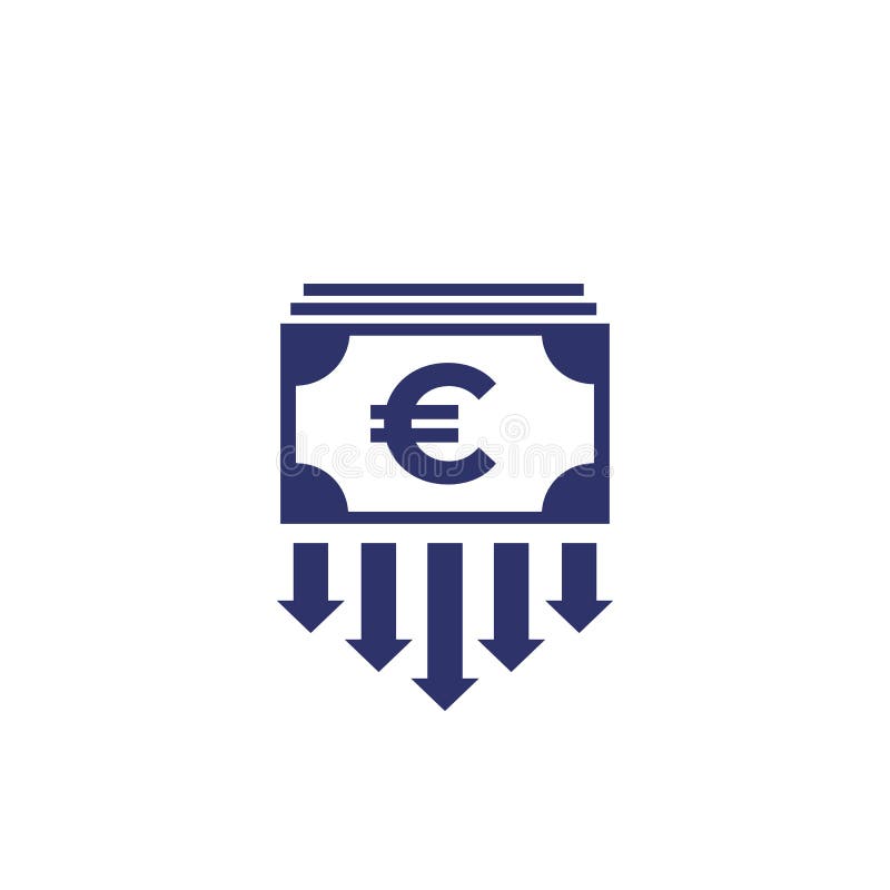 Reduce Cost Euro Icon Stock Illustrations – 110 Reduce Cost Euro Icon ...