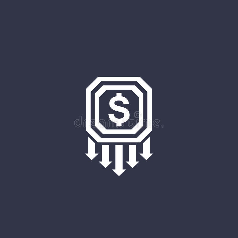 Reduce Costs, Money Management, Vector Stock Vector - Illustration of ...